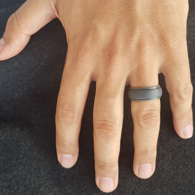 Dookeh Silicone Wedding Ring for Men – Mens Silicone Wedding Band ...