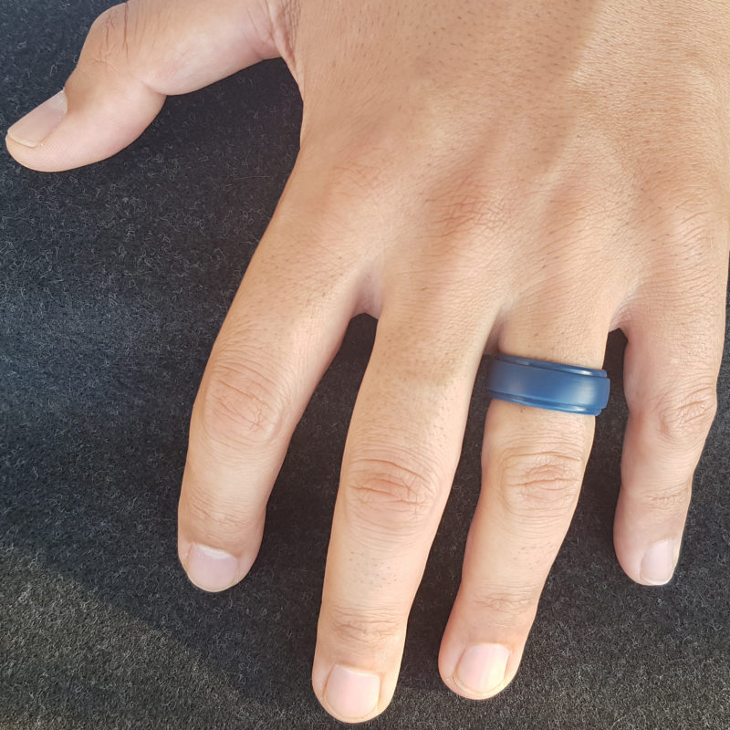 Dookeh Silicone Wedding Ring for Men – Mens Silicone Wedding Band ...