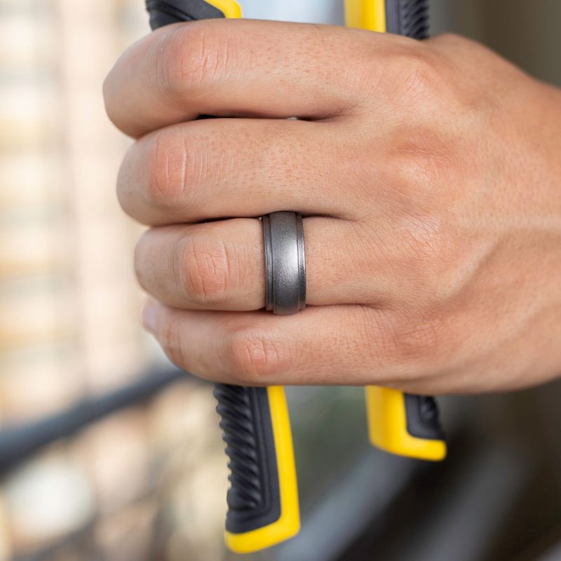 Silicone Ring Men, Mens Silicone Wedding Band, Rubber Wedding Rings For ...